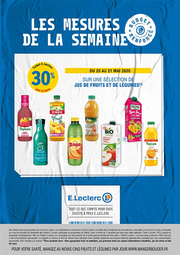 s21 affiche journée star jus – Leclerc Pont l'Abbé